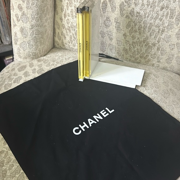 CHANEL | Accessories | Chanel Beauty Large Dustbag And Display Stands ...
